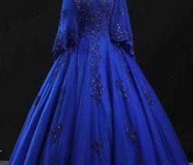 Ball Gown Royal Blue Puffy Prom Dress Formal Dress on Luulla
