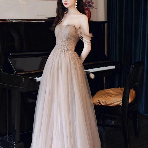 Sexy Beading Prom Dress, Lack Prom Dress, A Line Prom Dresses, Deep V ...