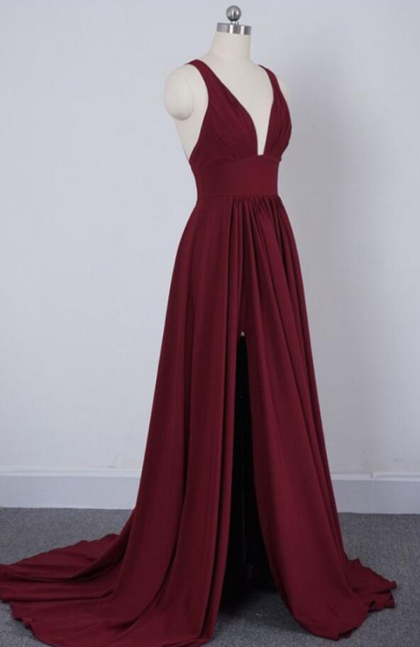 Simple Long Prom Dresses A-line Formal Gowns on Luulla
